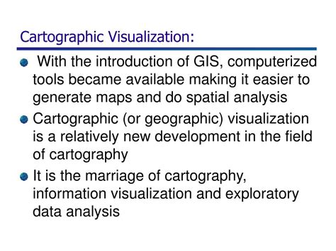 Ppt Cartographic Visualization Powerpoint Presentation Free Download Id6844114