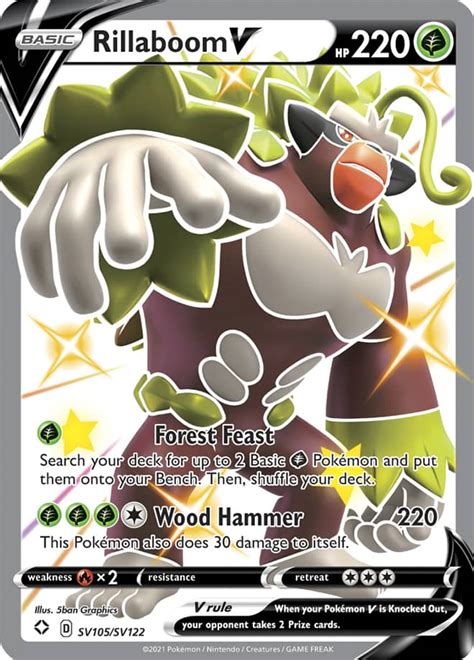 Rillaboom V Swsh Promo 14 Bulbapedia The Community Driven Pokémon