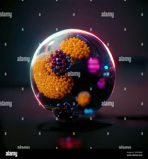 Subatomic Particles And Atoms Conceptual Illustration Stock Photo Alamy