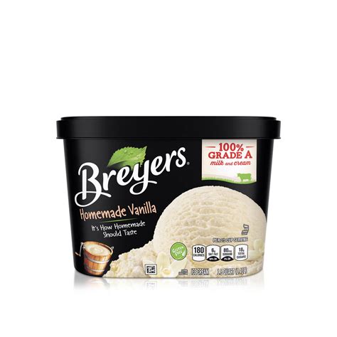 Breyers Homemade Vanilla Ice Cream 360 8g Spinneys United Arab Emirates