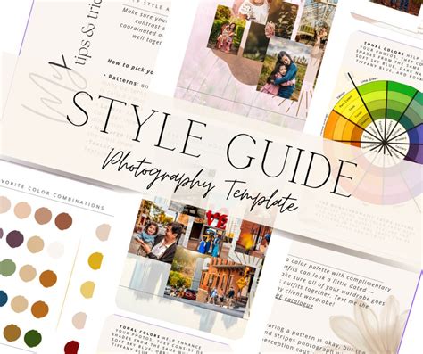 Editable CANVA Style Guide Template Photographers Etsy