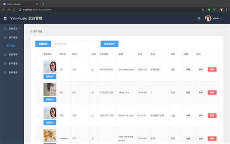 music website 基于 vue spring boot mybatis 的音乐网站