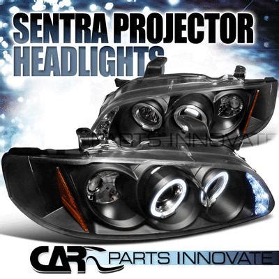Purchase NISSAN SENTRA LED HALO PROJECTOR HEADLIGHTS LAMP BLACK In Walnut California US