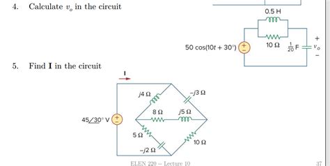 Solved Calculate V In The Circuit Find I In The Chegg