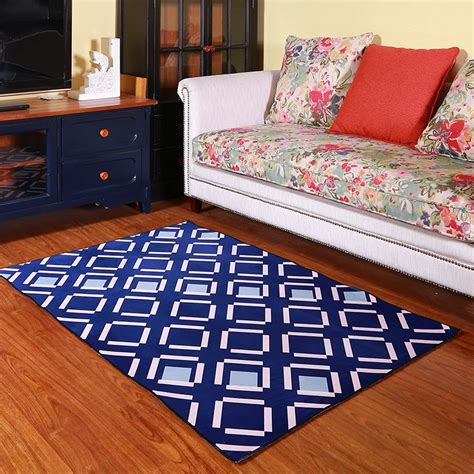 Geometric Nordic Carpets For Modern Living Room Anti Slip Sofa Table