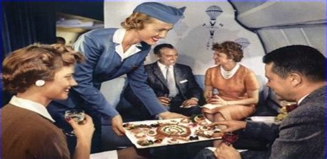 Pan Am B707 First Class Service Air Travel Vintage Airlines First