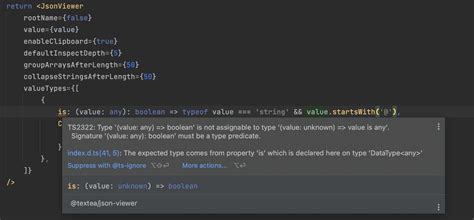 Wrong Valuetypes Is Type Issue Texteainc Json Viewer Github