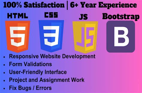 Do Html Css Javascript Bootstrap Responsive Website Design By Riyadutta24556 Fiverr