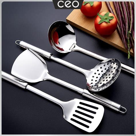 Jual SW01 Set Alat Spatula Set 4 IN 1 Kitchen Ware Stainless Steel