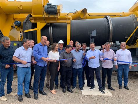 Consórcio Intermunicipal Governador Moisés inaugura Usina de Asfalto em Praia Grande no Sul do