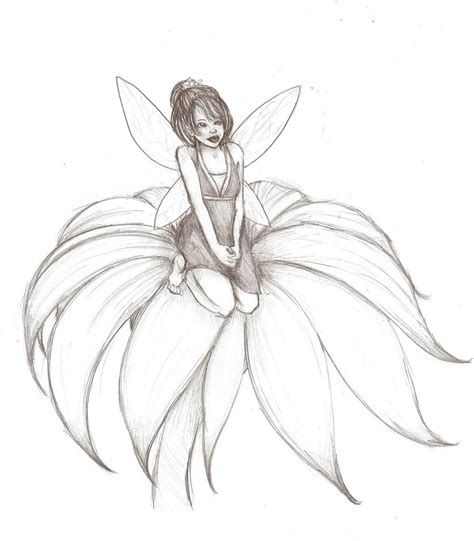 Fairy Drawing Sketch Drawing Skill