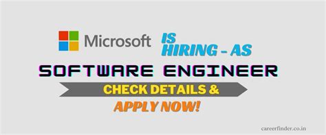 Join Microsoft As Software Engineer In Bangalore Apply Now