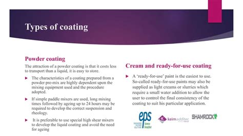 Mold And Core Coating Constituents Pptx