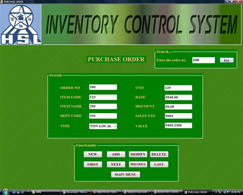 Inventory Control System Vb Net Project 1000 Projects