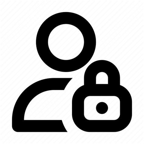 Lock User Users Security Profile Icon Download On Iconfinder