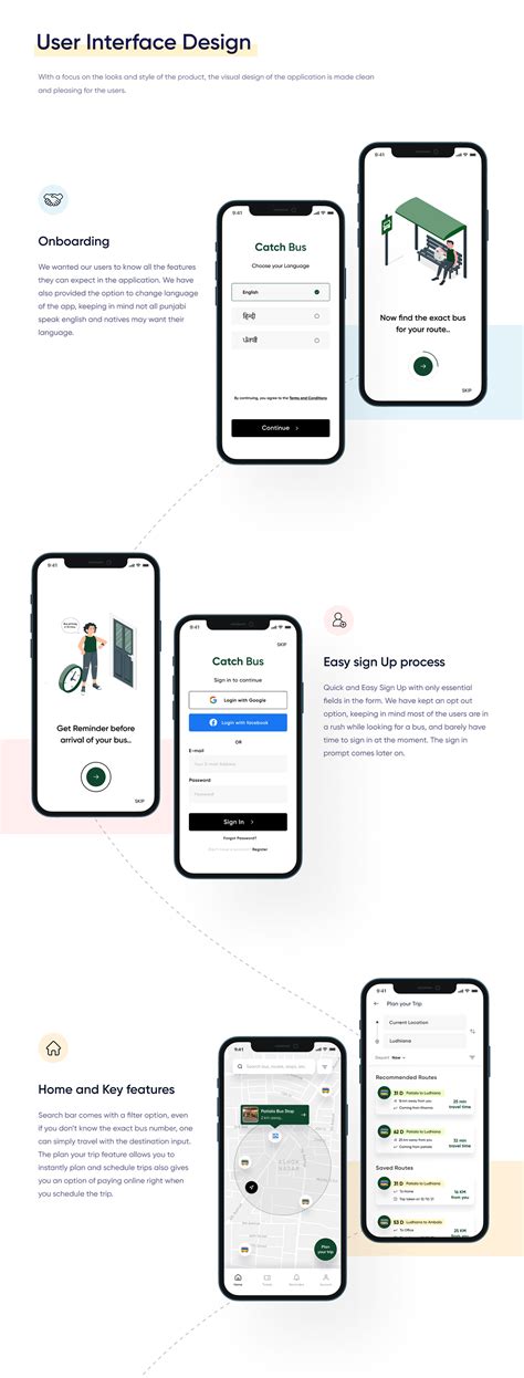 Public Bus Tracking App Behance