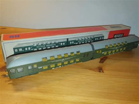 H0 SCHICHT DOPPELSTOCKWAGEN 2 teilig DR no Prefo Piko Gützold Ehlcke