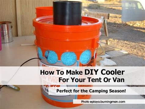 How To Make DIY Cooler For Your Tent Or Van
