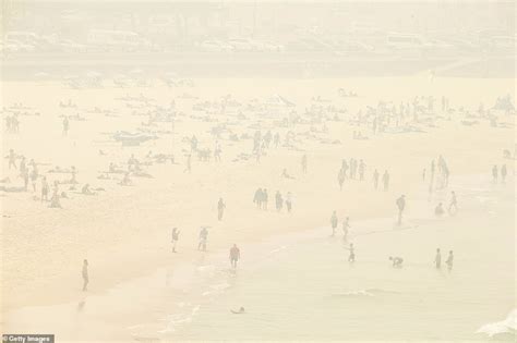 Sydneys Bondi Beach Babes Strip Down To Their Bikinis And Don Masks To