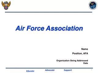 PPT Air Force Career Job Reservation CJR Constraint Program