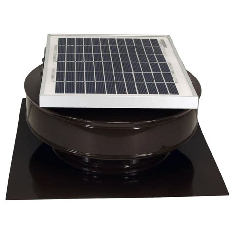 Roof Solar Powered Attic Fan Air Ventilation Mounted Exhaust Vent