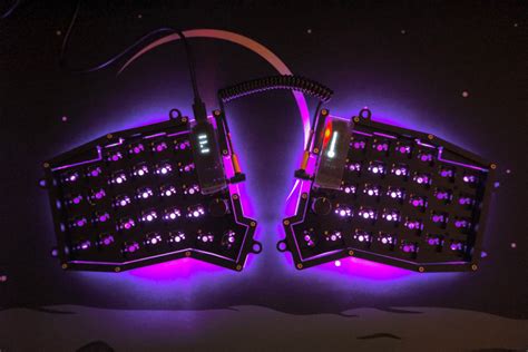 Sofle V2 Split Keyboard Mx Hotswap Stacked Acrylic Case With Rgb