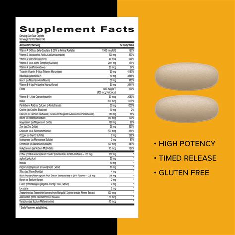 Gnc Mega Men® Energy And Metabolism Multivitamin 180 Caplets 90