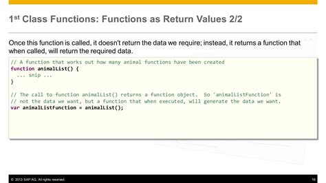 Javascript For Abap Programmers 57 Functions Ppt