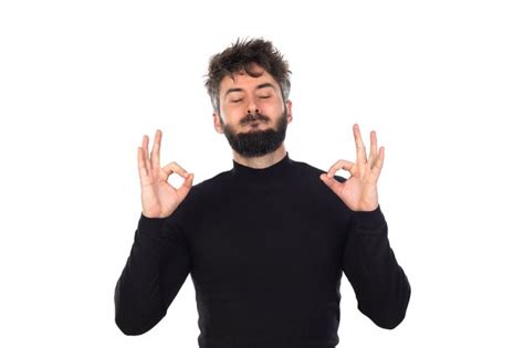 Joven De Negro Foto Premium