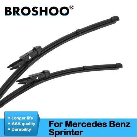 BROSHOO Car Windshield Wiper Blade Rubber To For Mercedes Benz Sprinter W Fit Hook