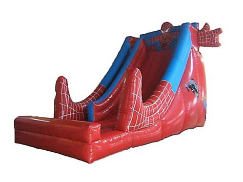 Inflatable Spiderman Slide Australian Inflatables