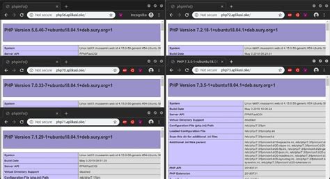 cara jalankan banyak versi php 5 6 7 x dengan nginx di ubuntu 18 04