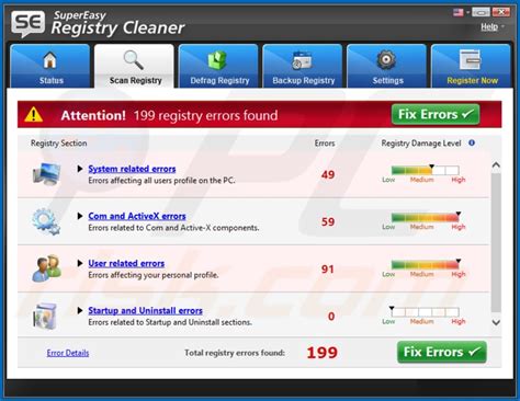 Supereasy Registry Cleaner Unwanted Application Uninstall