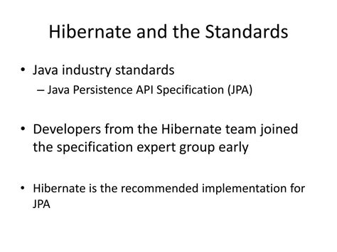 Ppt An Introduction To Object Relational Persistence And Hibernate