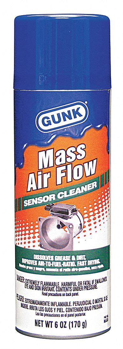 GUNK Mass Air Flow Sensor Cleaner, 6 oz. - 20KY79|MAS6 - Grainger