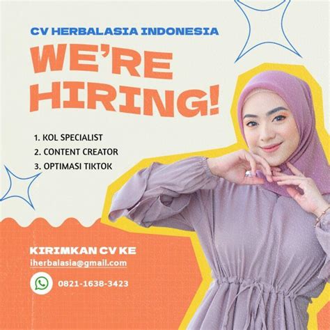 Lowongan Kerja KOL Specialist Content Creator Optimasi Tiktok Di CV