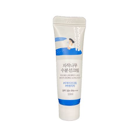 Солнцезащитный крем с березовым соком ROUND LAB Birch Juice ...