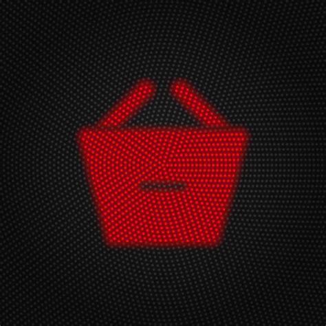 Basket Remove Shopping Neumorphic Style Vector Icon Simple Element