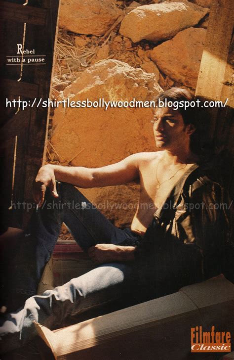 Shirtless Bollywood Men Saif Ali Khan In Leather Pants Denim Shorts