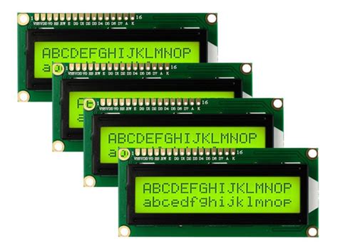 Kit X Display De Lcd X Fundo Verde Pic Atmel Arduino Parcelamento Sem Juros