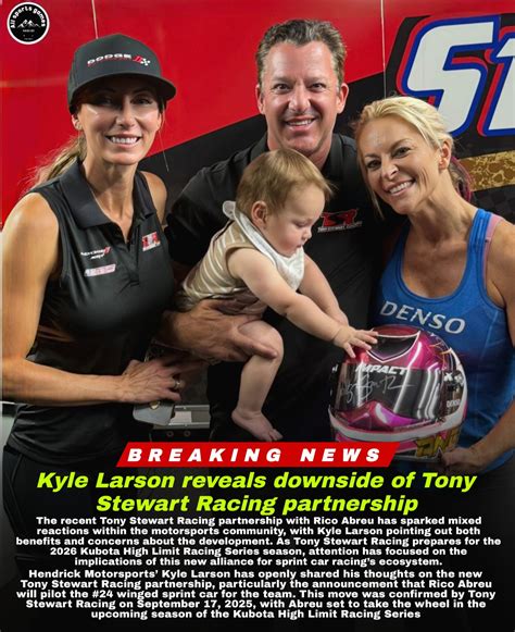 All Kyle Larson Reveals Downside Of Tony Stewart Racing Partnership