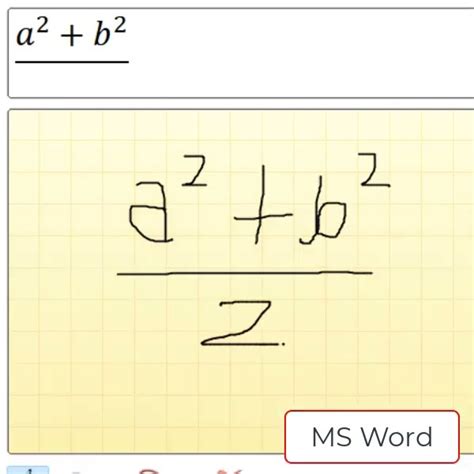 MS Word Draw Equations YouTube
