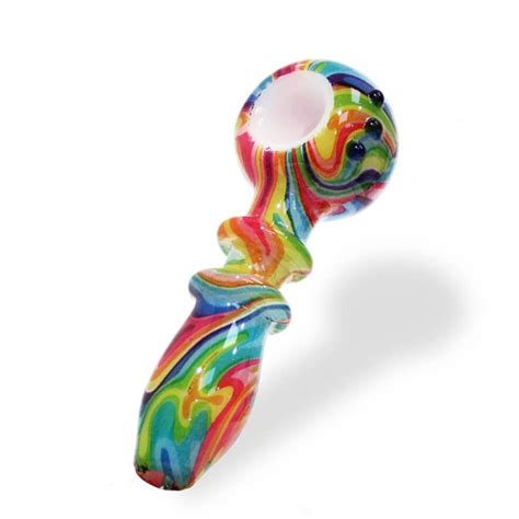 Buy Abstract Rainbow Glass Pipe Pipes At Hollands High Fast And Discrete