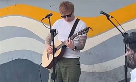 Ed Sheeran Busted By Police For Busking In India Mindfood