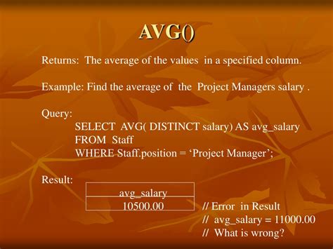Ppt Aggregate Functions Powerpoint Presentation Free Download Id936624