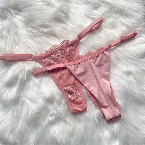 Kit Calcinha Tanga Fio Dental Duplo Em Microfibra Regulagem Lingerie Shopee Brasil