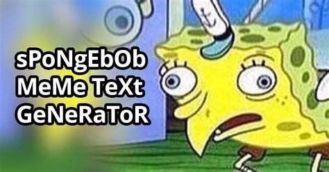 Spongebob Meme Face