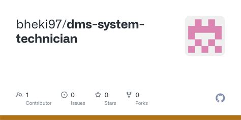 Github Bheki97 Dms System Technician