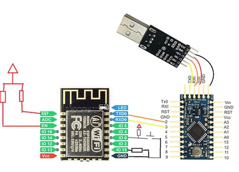 Help How To Upload Esp8266 Via Softwareserial On Arudino Promini