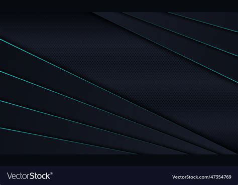 Dark Stripes Overlapping Layer With Blue Lines Vector Image